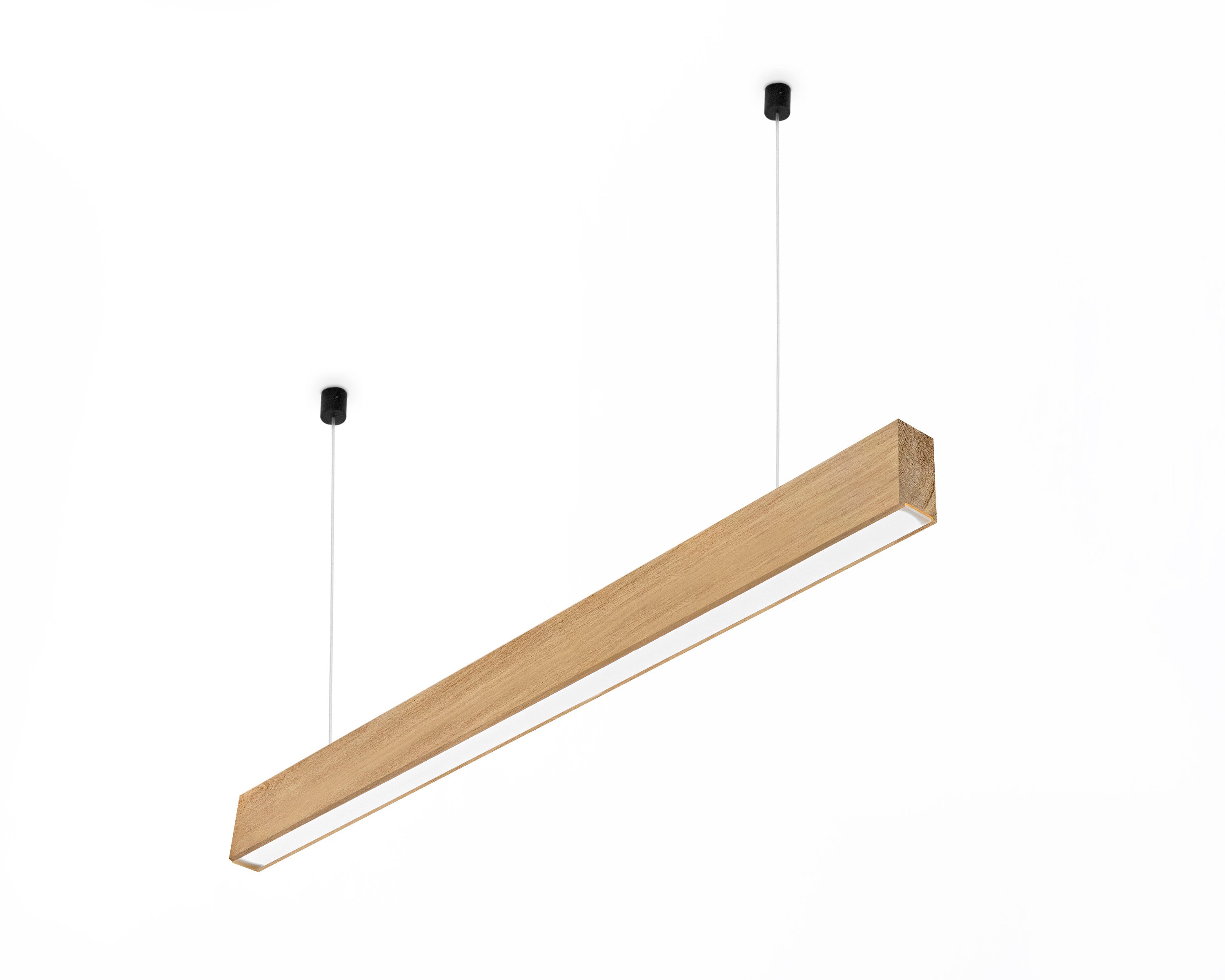 Wooden Ceiling Light Kinty Rectangle Changeable | Etsy