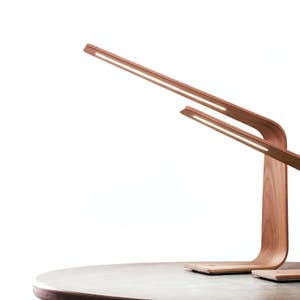 Wooden Desk Lamp With Touch Sensor Dimmer Switch LED Lamp | Etsy