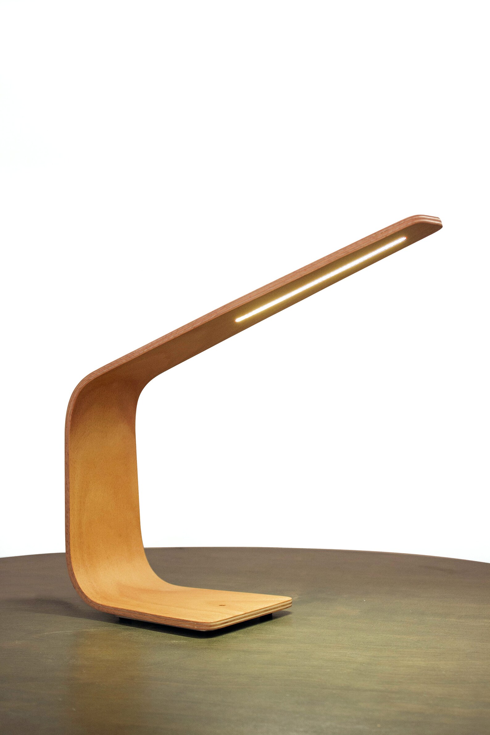 Wooden Desk Lamp With Touch Sensor Dimmer Switch LED Lamp | Etsy