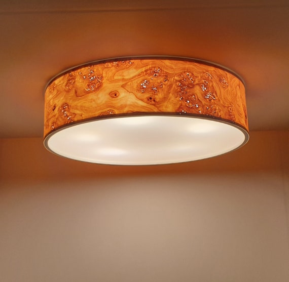 Poplar Burl Light Stone Veneer Lamp Shade Custom Lamp Shade - Etsy