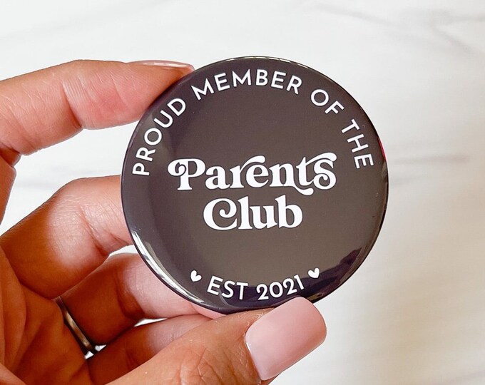 New Parent Kit Set of 6 Pin Badge Buttons - Etsy