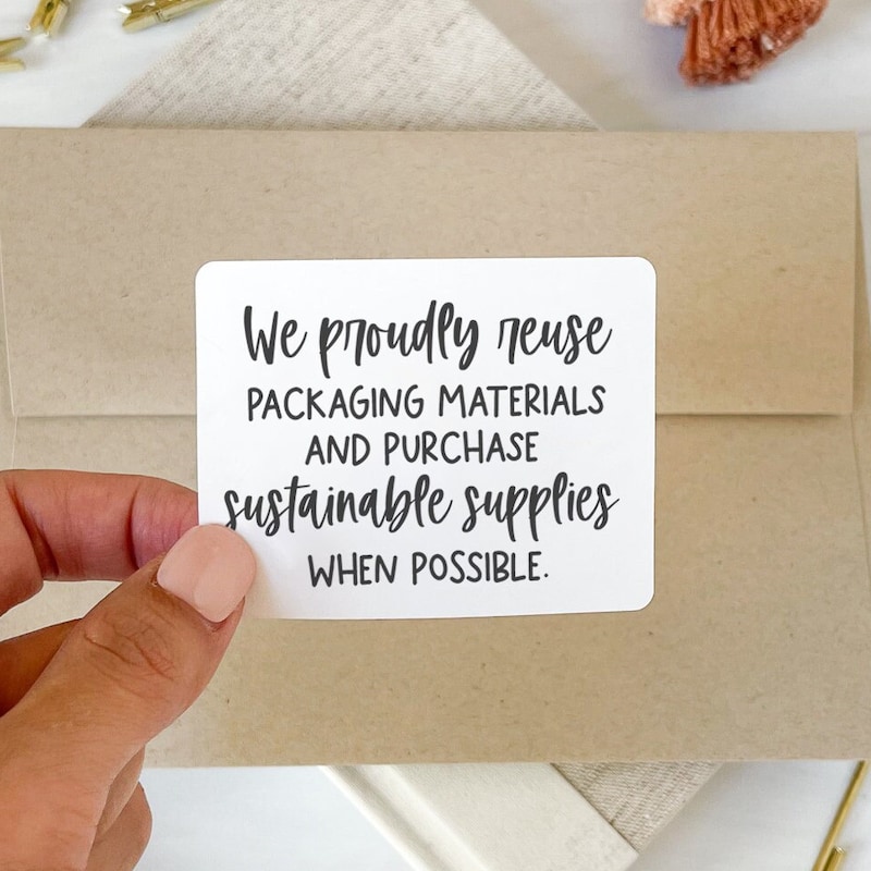 Recycled Packaging - Etsy