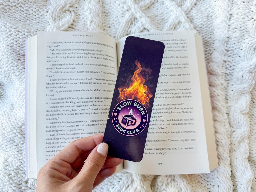 Slow Burn Book Club Bookmark - Etsy