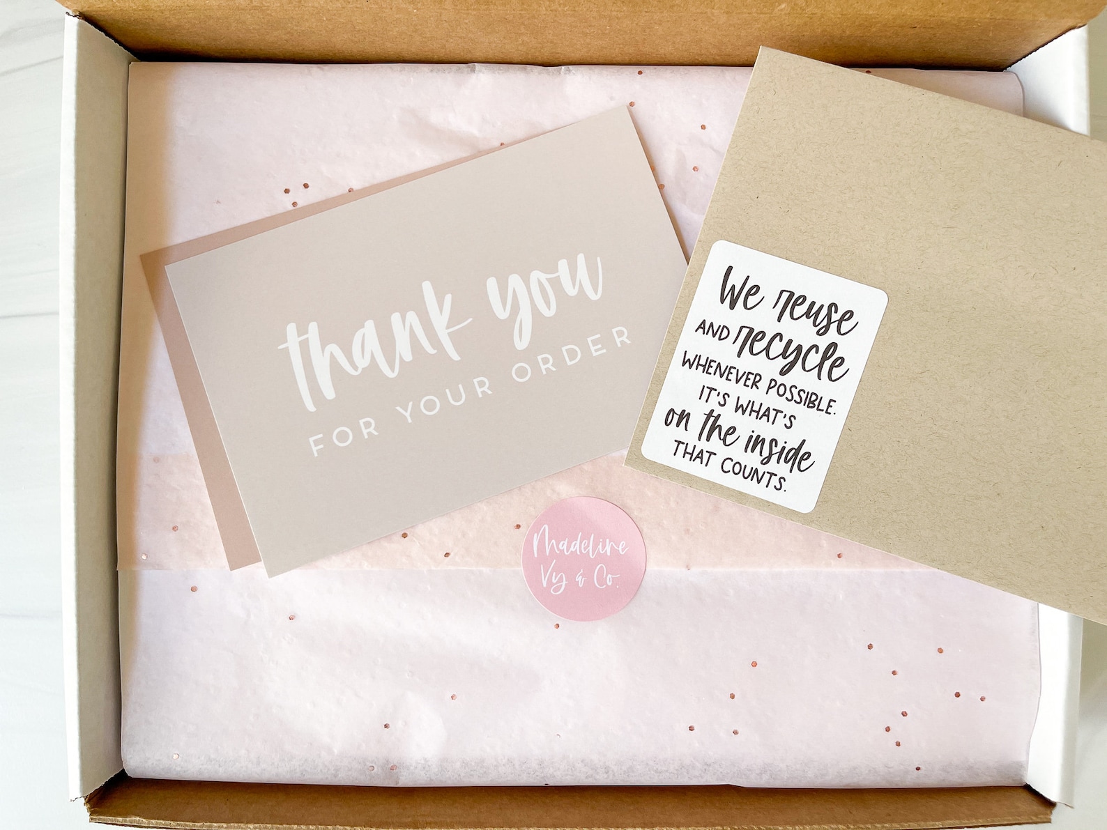 We Reuse and Recycle Stickers Recycle Label Packaging | Etsy