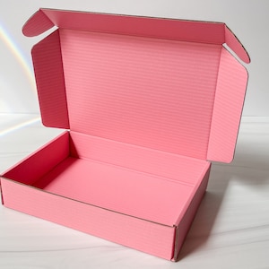 Pink Shipping Boxes, 5 Different Sizes, Set of 2, 4 or 6, Small ...