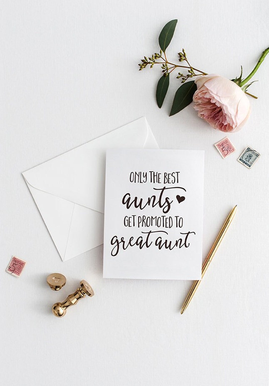 Only the Best Aunts Get Promoted to Great Aunt DIY Print From Home ...