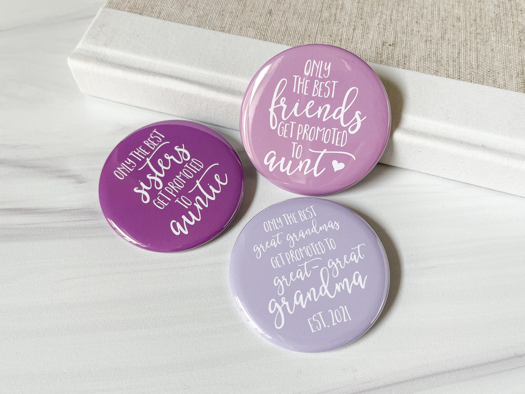 Neutral Wedding Button Pins, Clothing Magnet, Wedding Party, Wedding ...