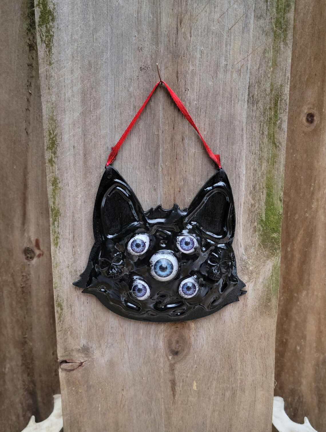 Black Cat Ornaments Gothic Decor Home Decor Satanic Decor - Etsy