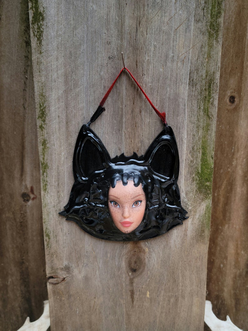 Black Cat Ornaments Gothic Decor Home Decor Satanic Decor - Etsy