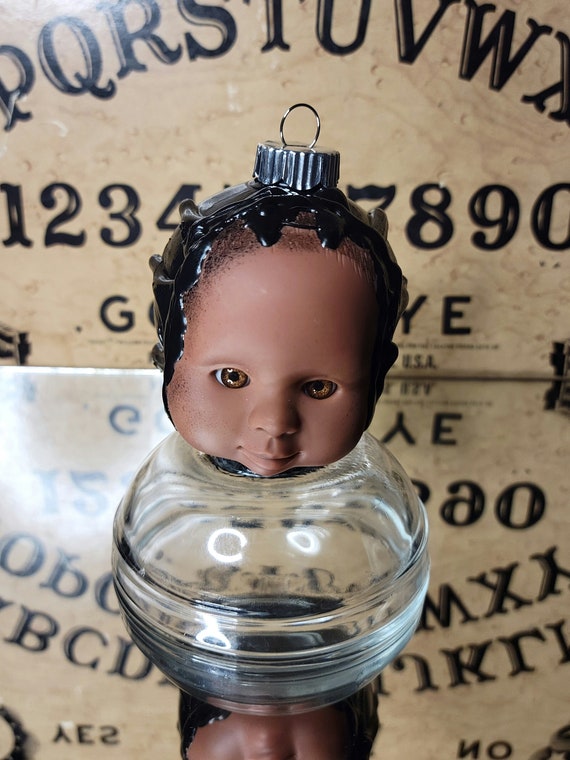 Brown Eye Doll Ornament Gothic Decor Home Decor Satanic - Etsy