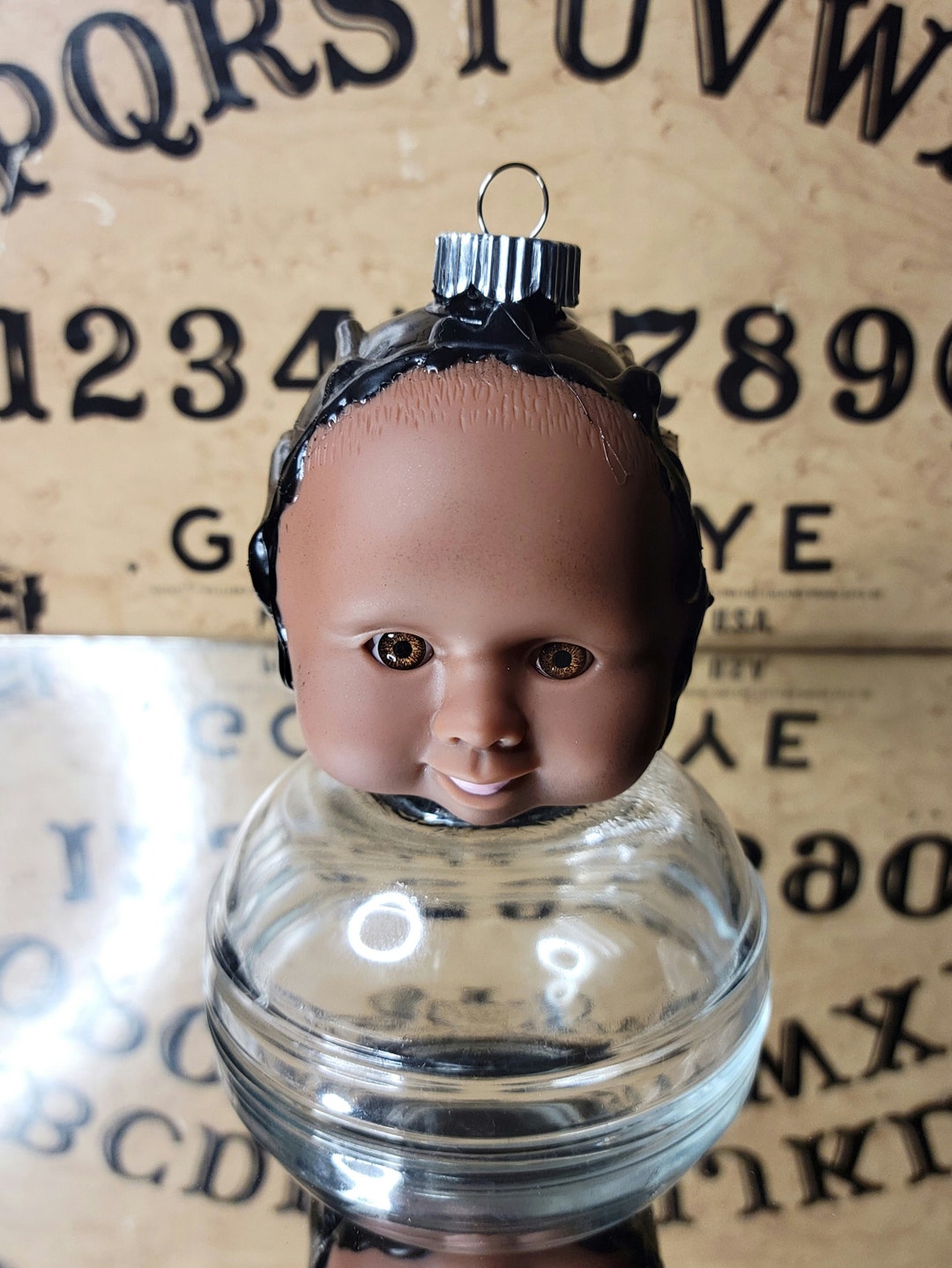 Smiling Baby Head Ornament, Gothic Decor, Home Decor, Satanic Decor ...