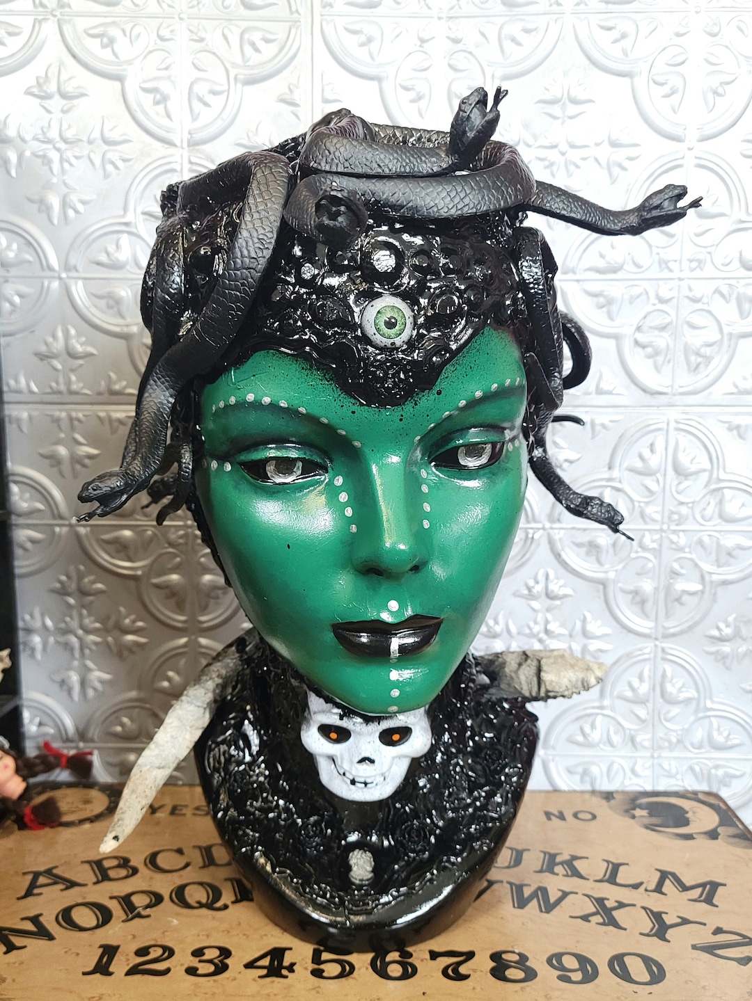 Medusa Bust, Witchy Decor, Altar Decor, Pagan Decor, Occult Decor ...