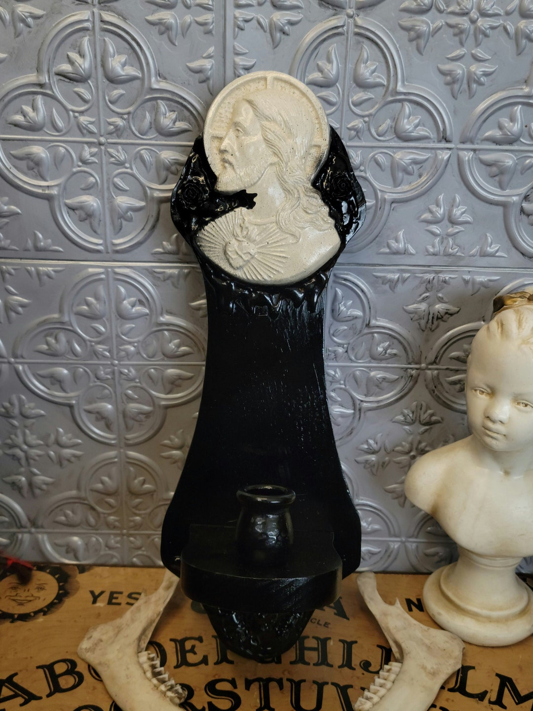 Jesus Gothic Sconce Gothic Decor Home Decor Horror Decor - Etsy