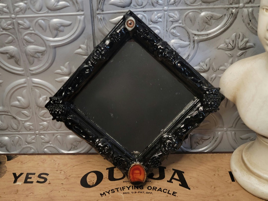 Old Picture Cameo Diamond Mirror, Gothic Decor, Home Decor, Horror ...