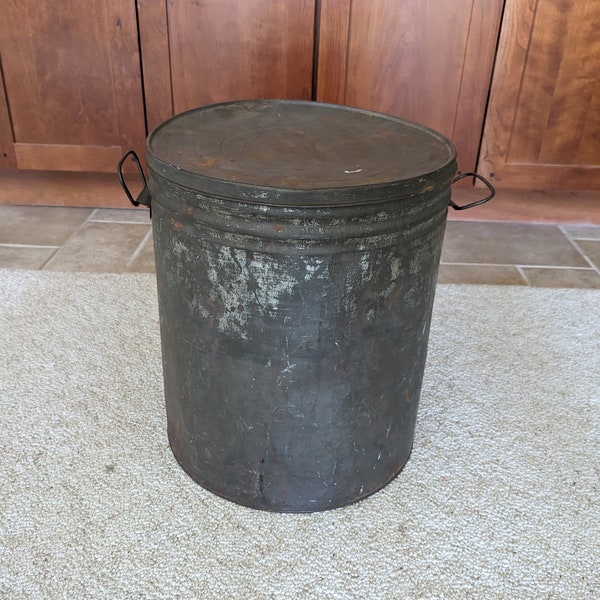 Metal Storage Bin - Etsy