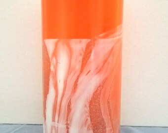 Orange vase | Etsy