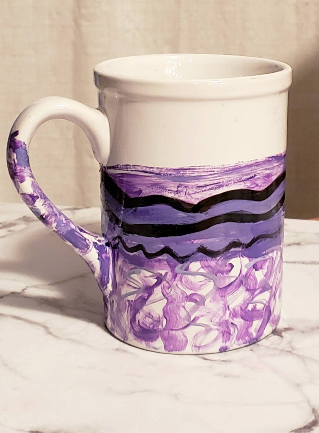 Large Coffee Mug Purple, Large Coffee Mug 16 Oz, Housewarming Gift ...