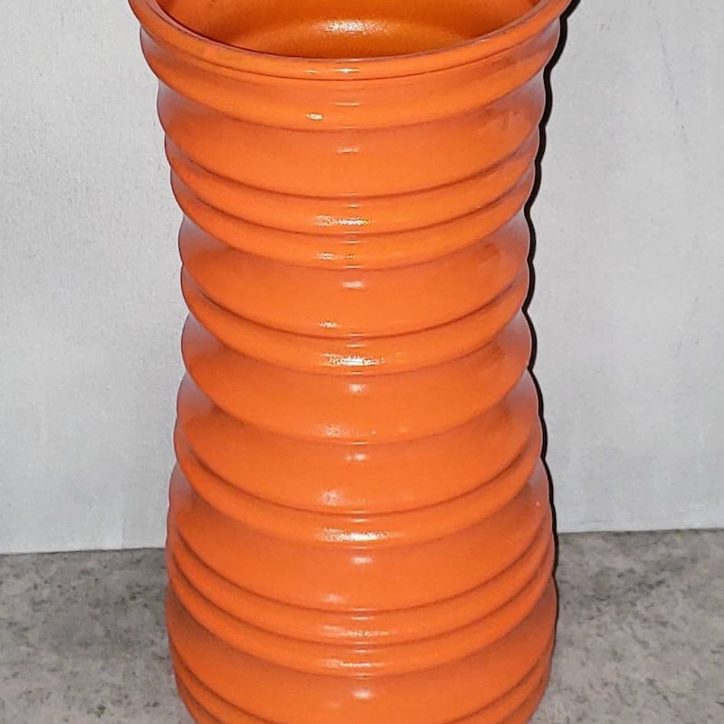 Orange Vases - Etsy