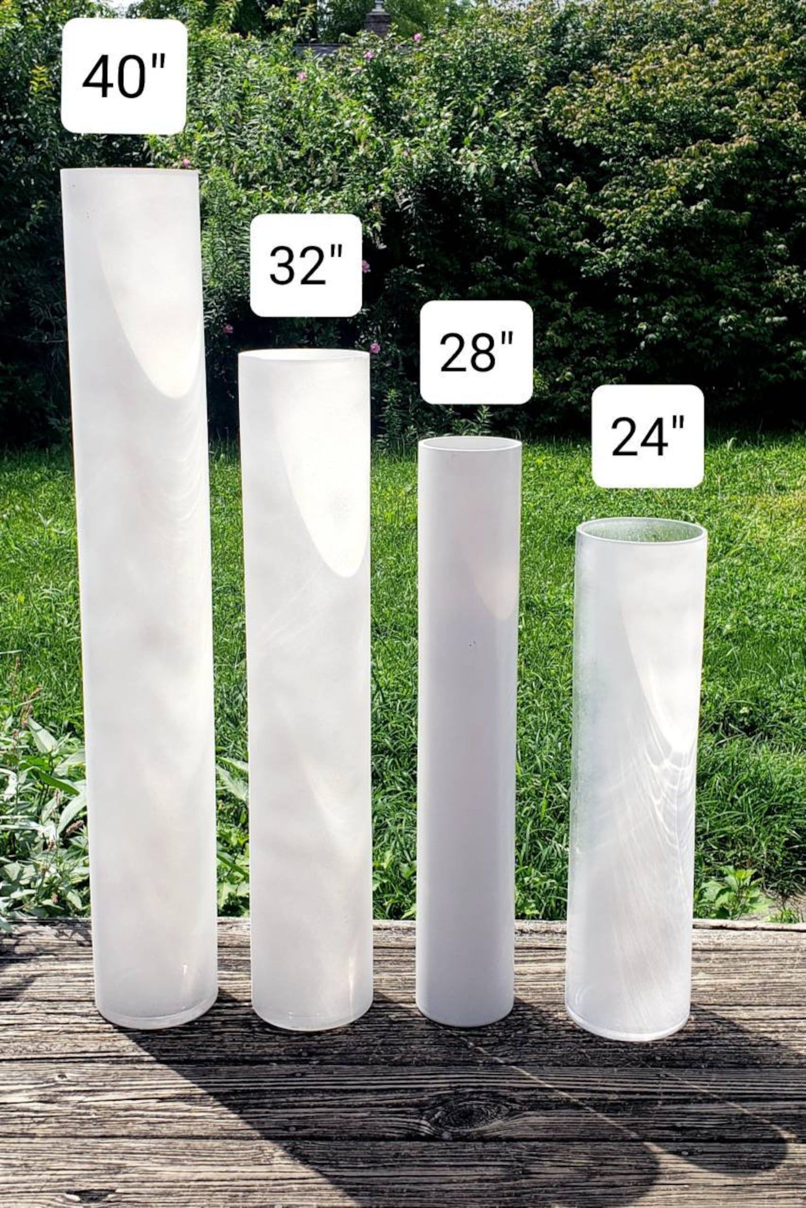 Tall Floor Vase, Floor Vase 3 Feet Tall, White Floor Vase, Tall White ...