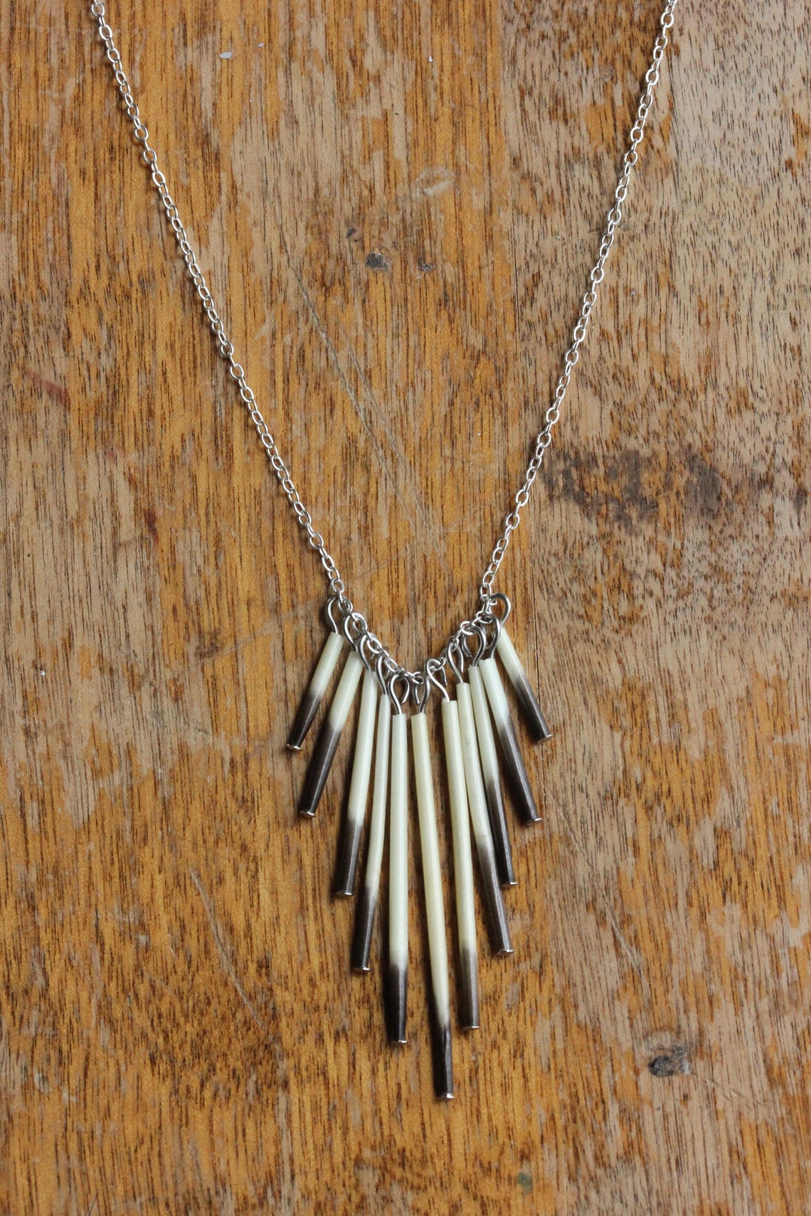 Porcupine Quills Necklace Real Quills Necklace Porcupine - Etsy