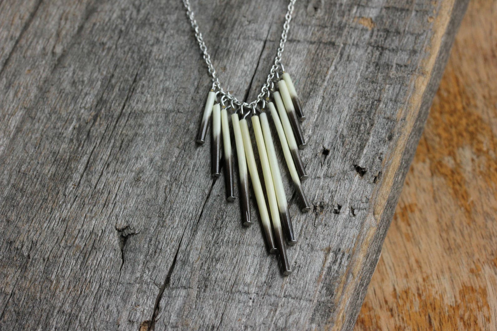Porcupine Quills Necklace Real Quills Necklace Porcupine - Etsy