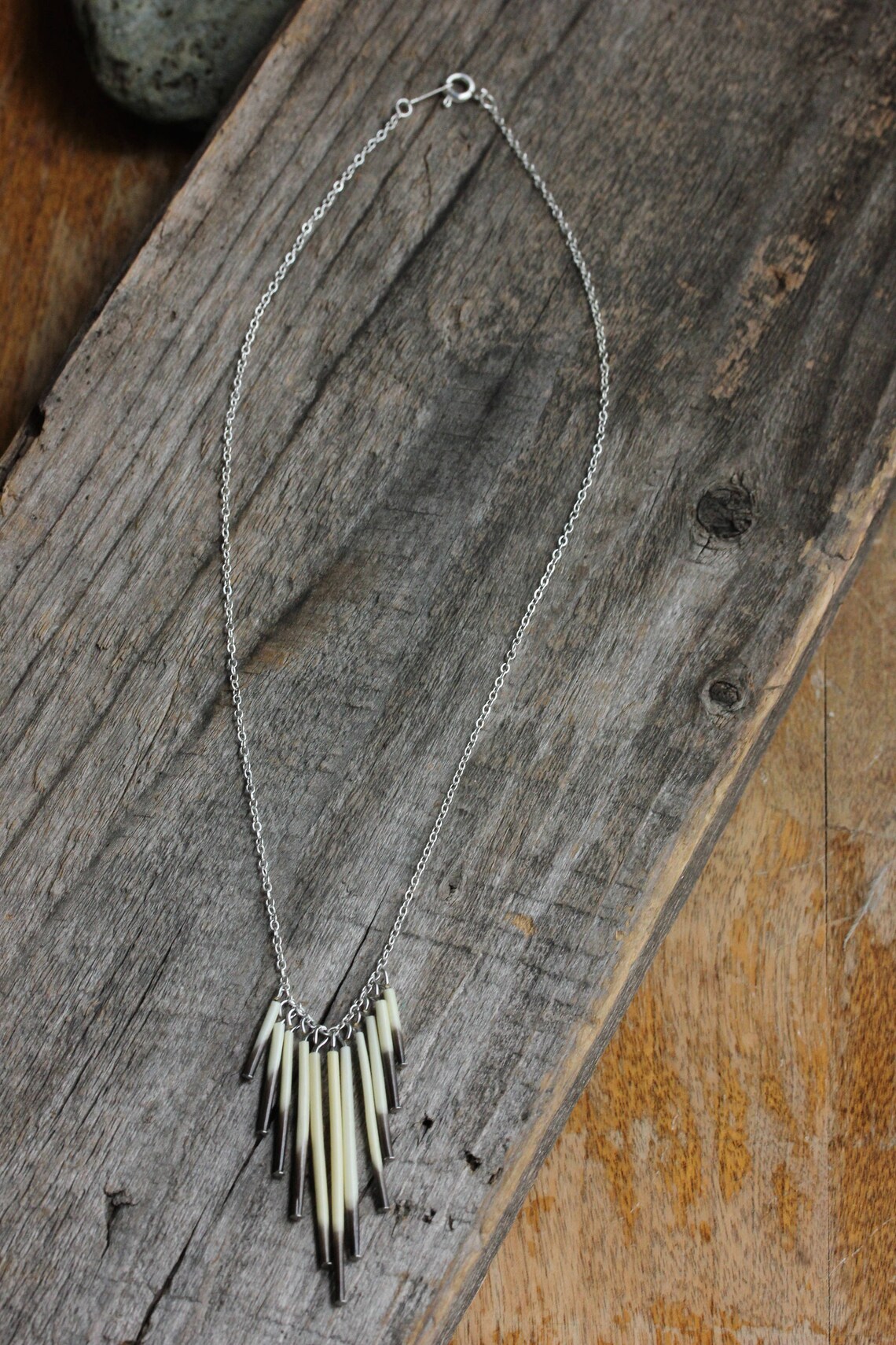 Porcupine Quills Necklace Real Quills Necklace Porcupine - Etsy