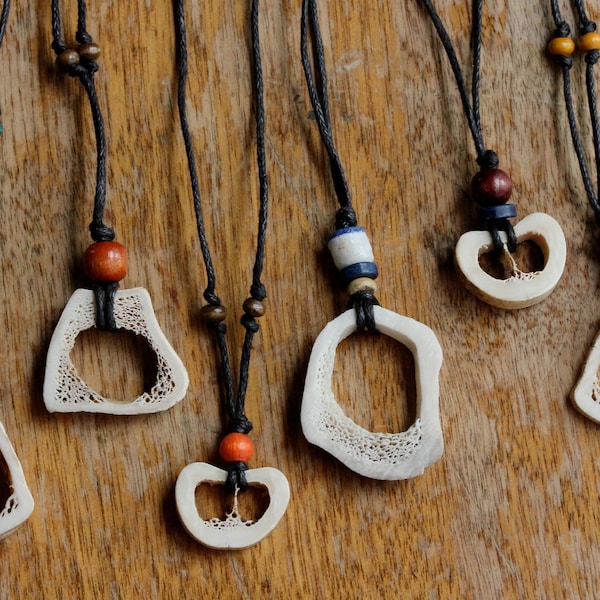 Tribal Bone Necklace - Etsy