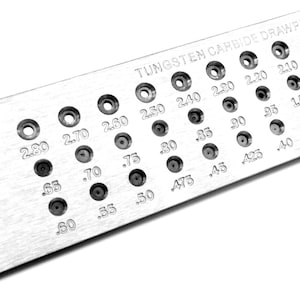 Tungsten Carbide Draw Plate Round 2.80mm 0.26mm Drawplate 39 - Etsy