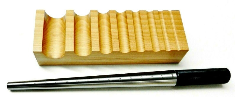 Whaley Wood Swage Block and Steel Mandrel Jewelry Making Ring | Etsy