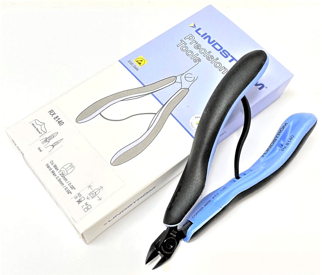 Lindstrom RX 8140 Micro-bevel Cutter Ergonomic Small Head Spain Pliers ...