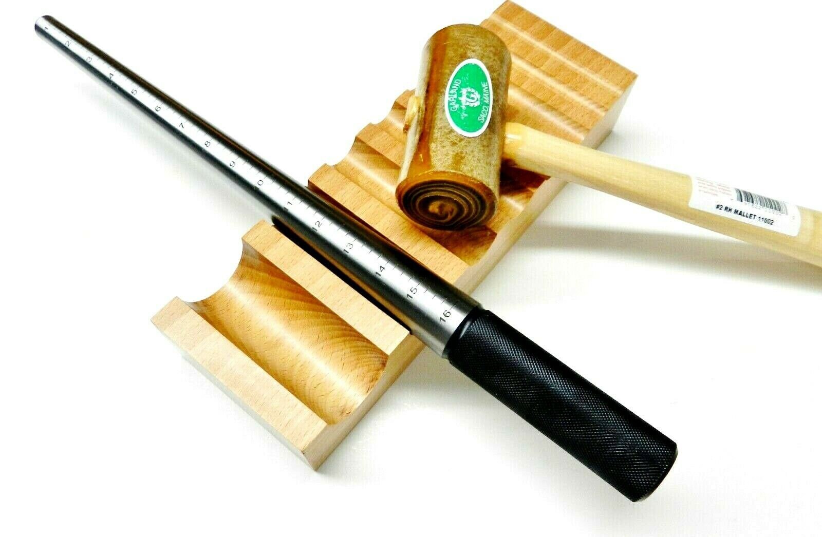 Whaley Wood Swage Block Steel Mandrel and Mallet Jewelry Ring | Etsy