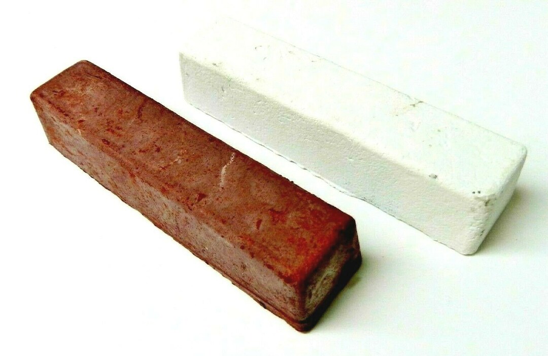 Red Rouge & White Polishing Compound Jewelers Rouge Buffing - Etsy