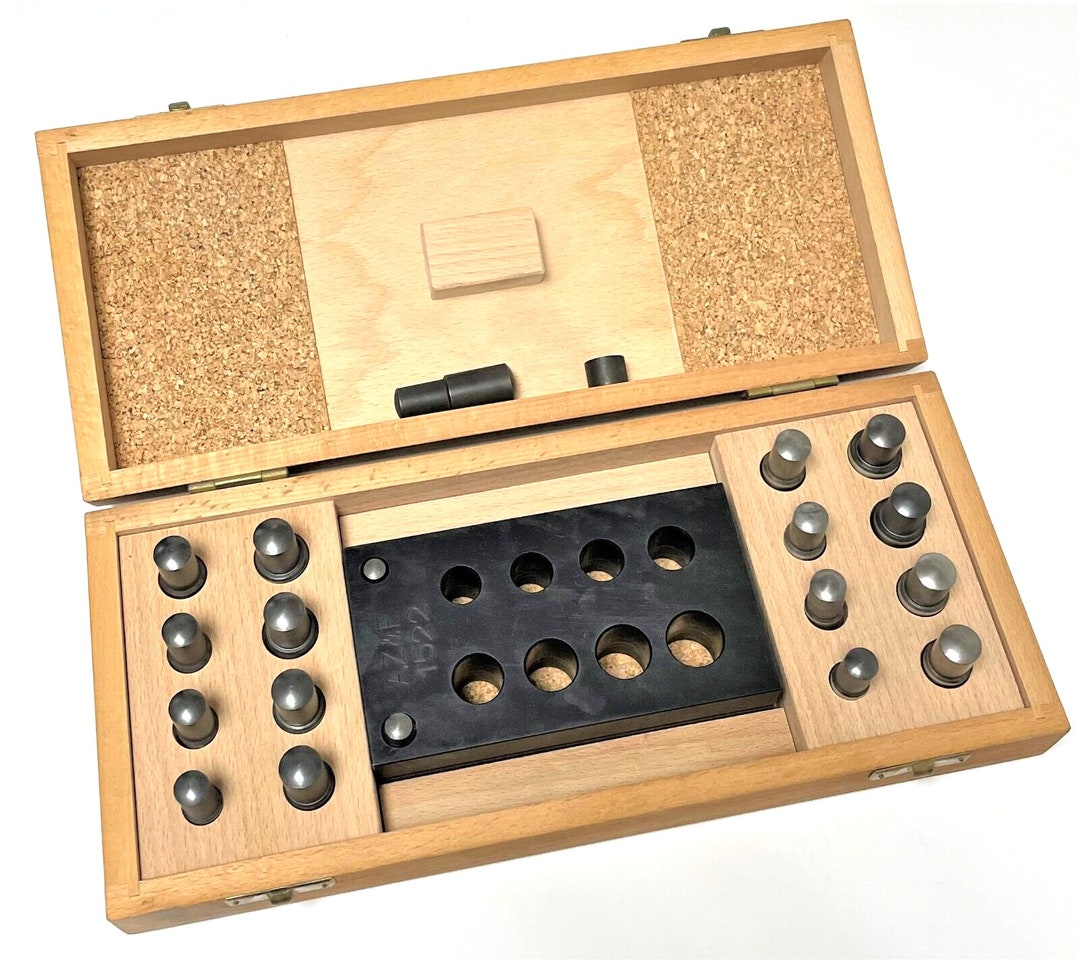 AZ&F Professional Jewelry Disc Cutter Set Cut Circular Metal Round Disc ...