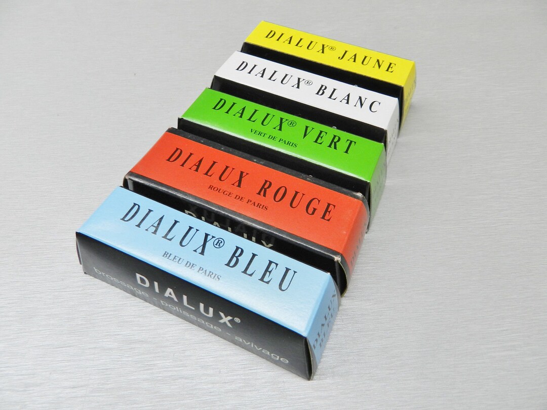 5 Dialux Rouge Jewelers French Polishing Bars Luster Buffing Compound 5 ...
