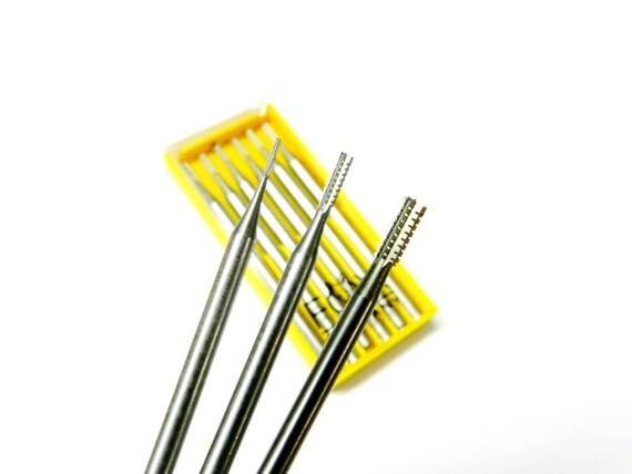 FOX Bur Cylinder Square Cross-cut Fissure Jewelry Bur Size 006 | Etsy