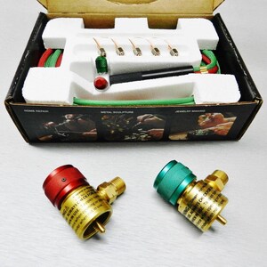 Smith Little Torch With 5 Tips and Oxygen & Fuel Regulators Jewelry ...