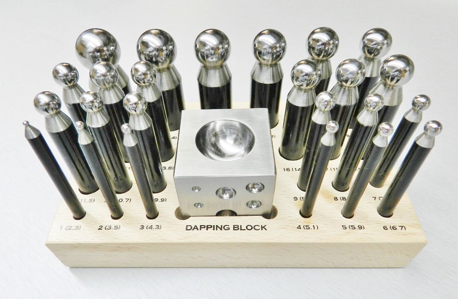 Dapping Set Punches & Block Steel Forming 24pc for Jewelry | Etsy