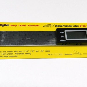 4 Digital Protractor Rule Igaging Electronic Angle Finder Goniometer 7 ...