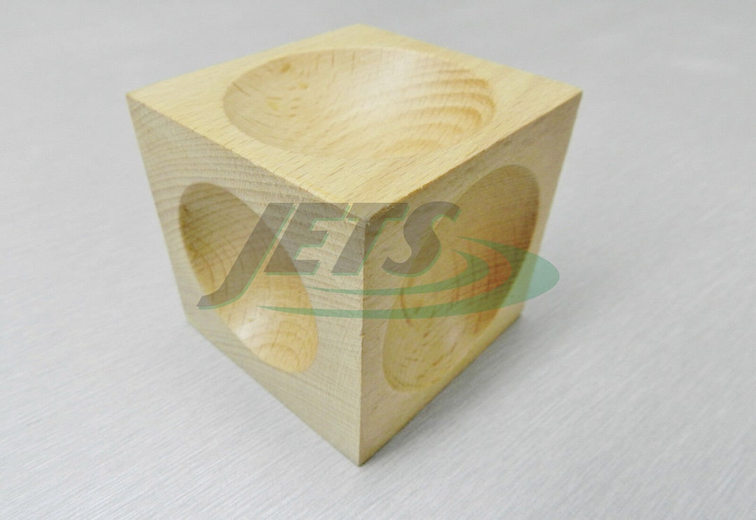 Wood Dapping Block Wooden Doming Cube 2 Square Cube - Etsy