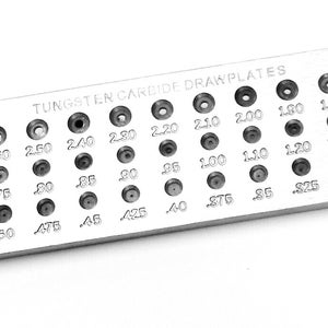 Tungsten Carbide Draw Plate Round 2.80mm 0.26mm Drawplate 39 - Etsy