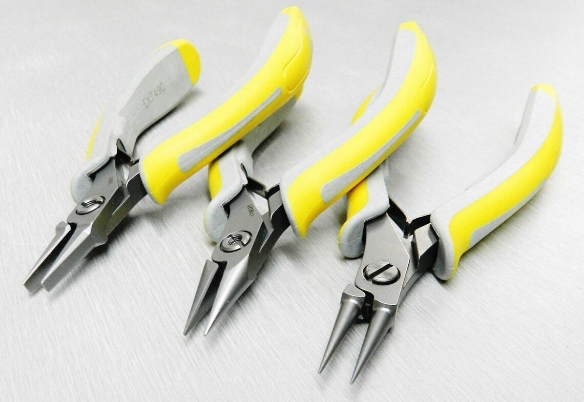 Lindstrom EX Pliers Set of 3 Swiss Kit 7893 Chain 7490 Flat - Etsy