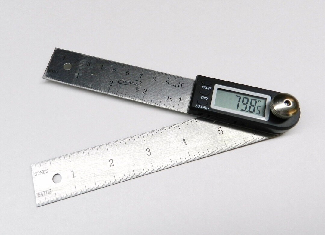 4 Digital Protractor Rule Igaging Electronic Angle Finder Goniometer 7 ...