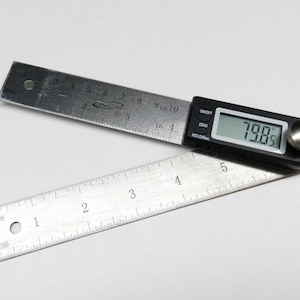 4 Digital Protractor Rule Igaging Electronic Angle Finder Goniometer 7 ...
