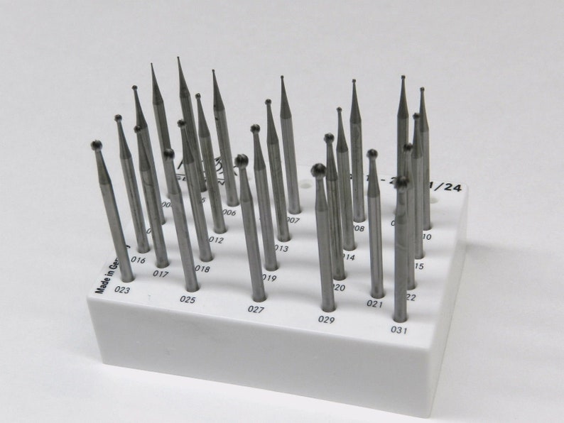 Round Burs Jewelry Making Ball Shape Bur Fig1 Set 24 Pcs - Etsy