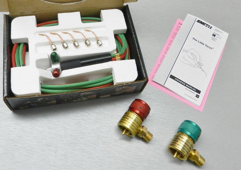 Smith Little Torch With 5 Tips and Oxygen & Fuel Regulators | Etsy Canada