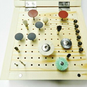 Bur Holder Organizer Box Holds 100 Jewelry Burs Storage 3/32 Jewelers ...