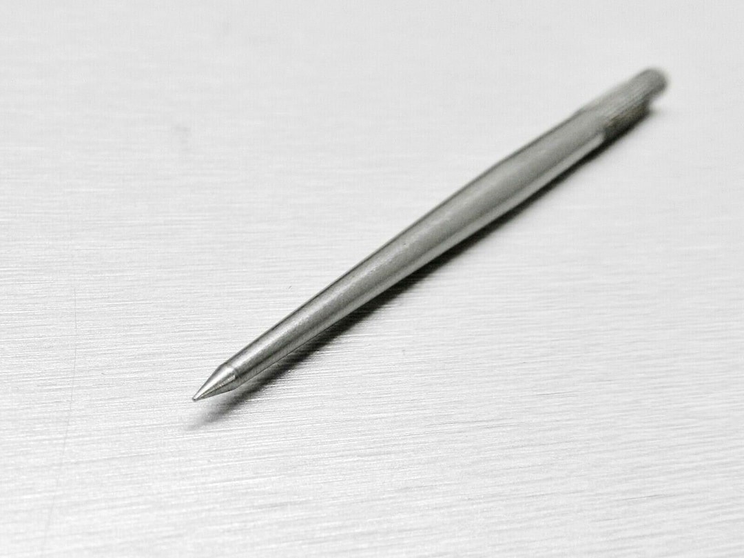 Steel Awl Scribe Center Punch Knurled Grip Handle Ace Tools - Etsy