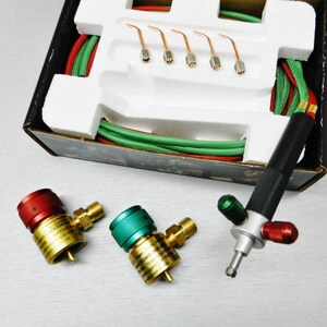 Smith Little Torch With 5 Tips and Oxygen & Fuel Regulators Jewelry ...
