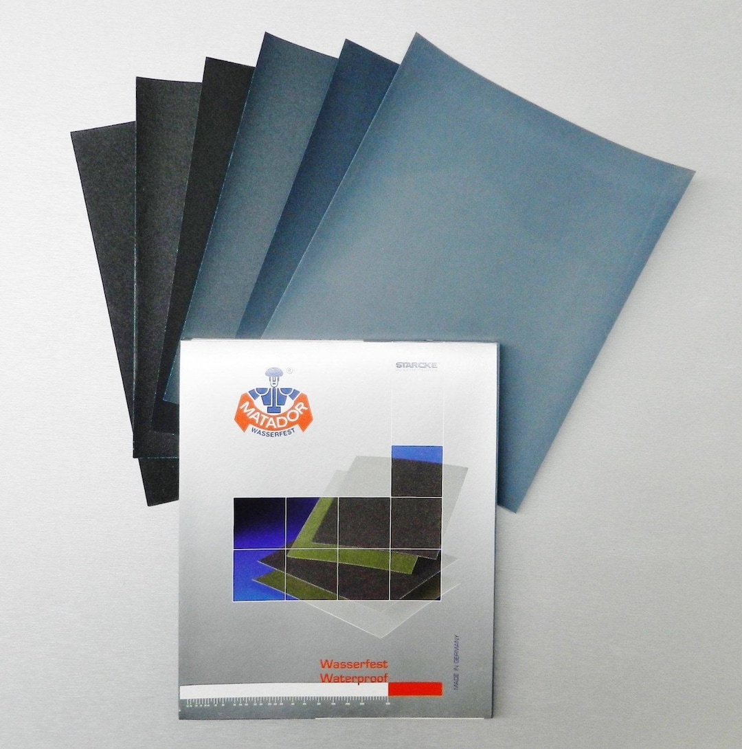 Matador Abrasive Wet Dry Sandpaper 50 Sheets P60 Grit 9 - Etsy