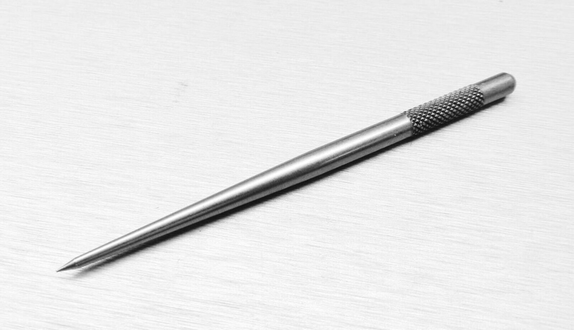 Steel Awl Scribe Center Punch Knurled Grip Handle Ace Tools - Etsy